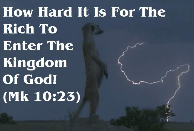 THE RICH YOUNG RULER and Jesus Mark 10